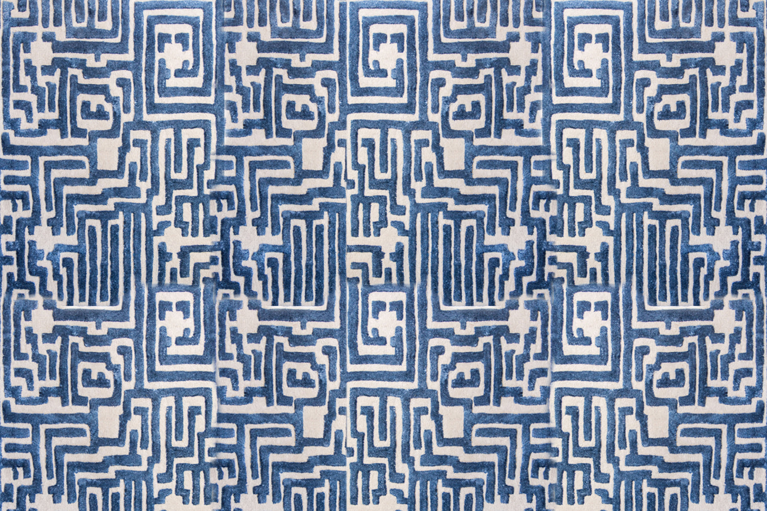 Theseus Hand-Tufted Maze Luxury Floor Rug - Buy Now | Kevin Francis Design