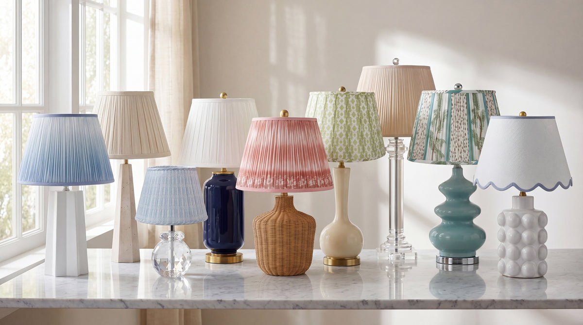 Table Lamps & Pleated Shades | Luxury Lamps | Designer Lampshades ...