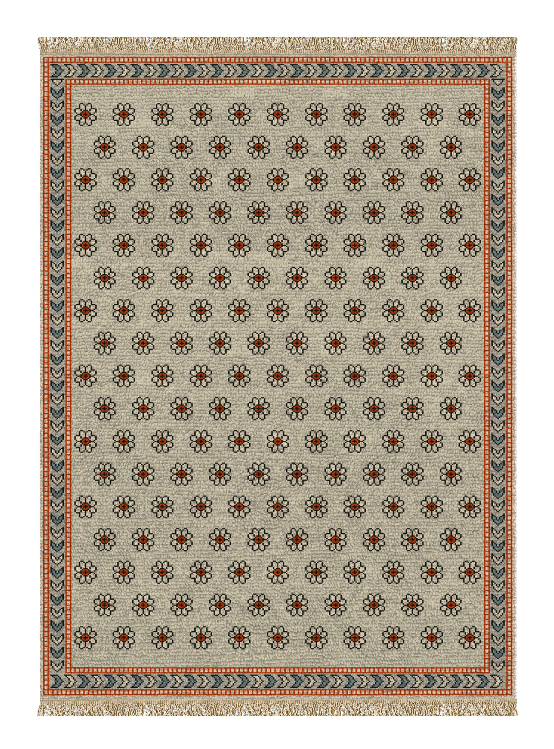 Dede Hand-Knotted Wool Area Rug | Kevin Francis Design
