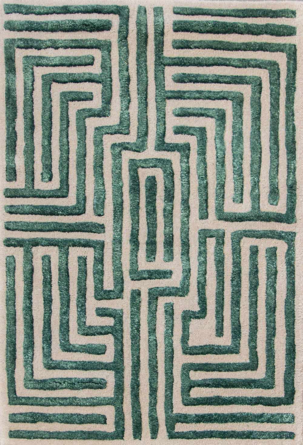 Knossos Hand-Tufted Maze Luxury Floor Rug - Order Now | Kevin Francis ...